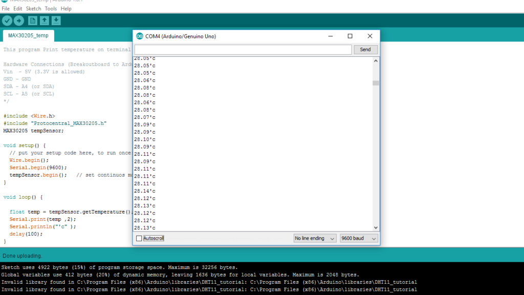 CJMCU-30205 MAX30205 Body Human Temperature Sensor SEN43 - Faranux ...